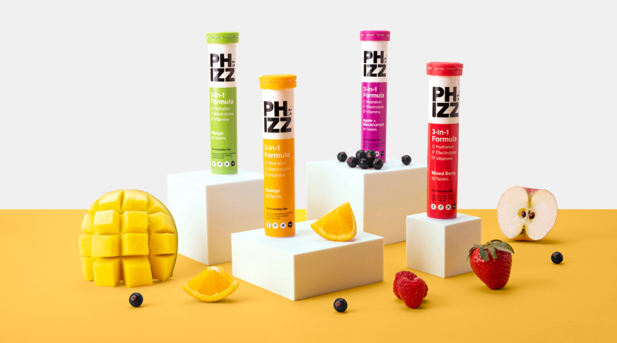 Hydration tablets from Phizz onboard Emirates - Onboard Hospitality